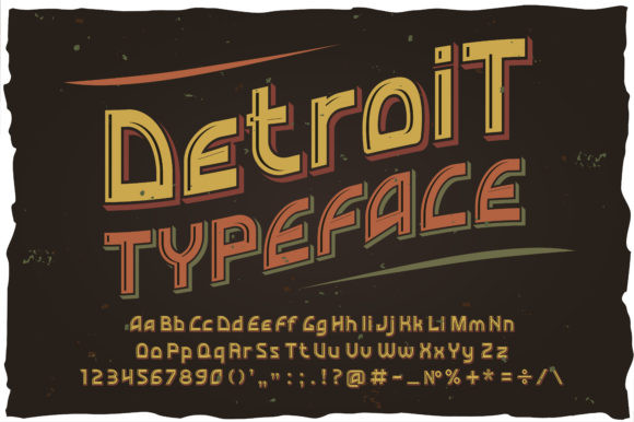 Detroit Font - Free Font