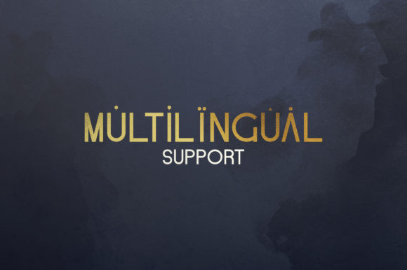 Blue Gold Font - Free Font