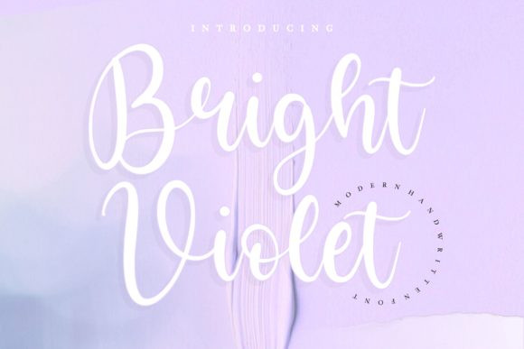 Bright Violet Font - Free Font