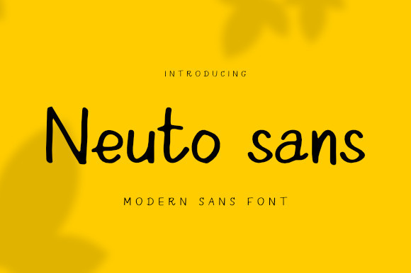 Neuto Sans Font - Free Font