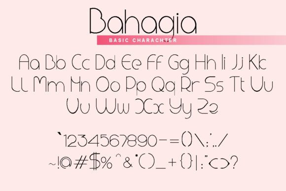 Bahagia Font - Free Font