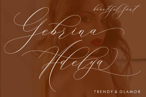 Beautiful in White Font - Free Font