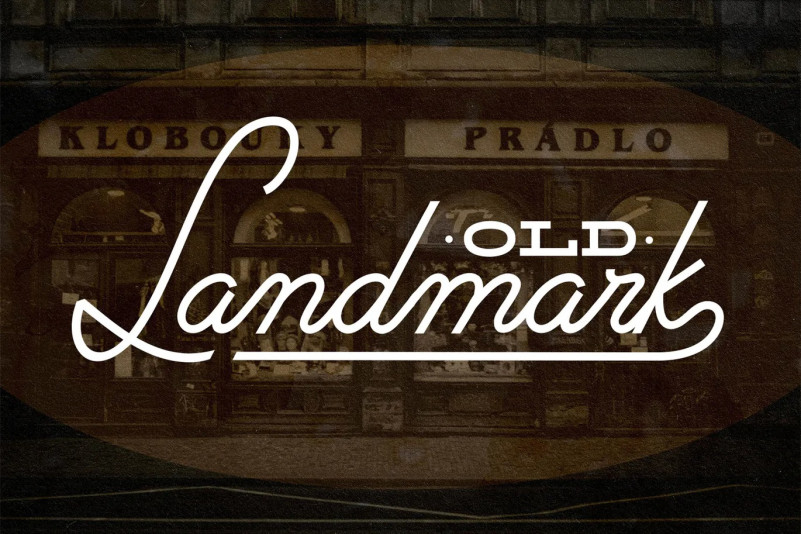 Old Landmark Font - Free Font