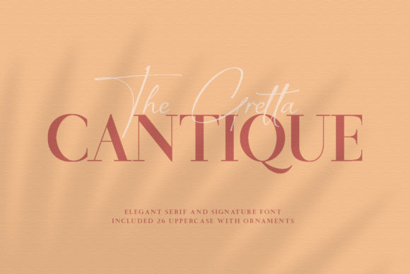 Cantique Font - Free Font