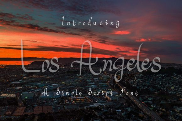 Los Angeles Font - Free Font