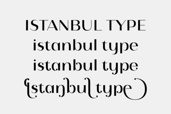Istanbul Type Font - Free Font