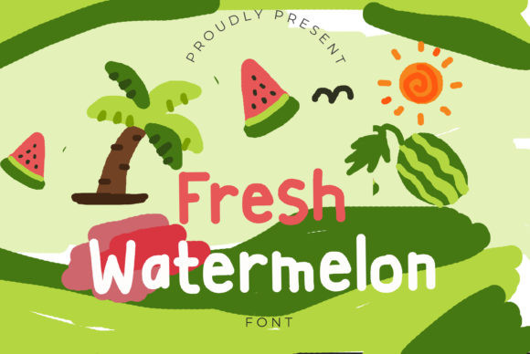 Fresh Watermelon Font - Free Font
