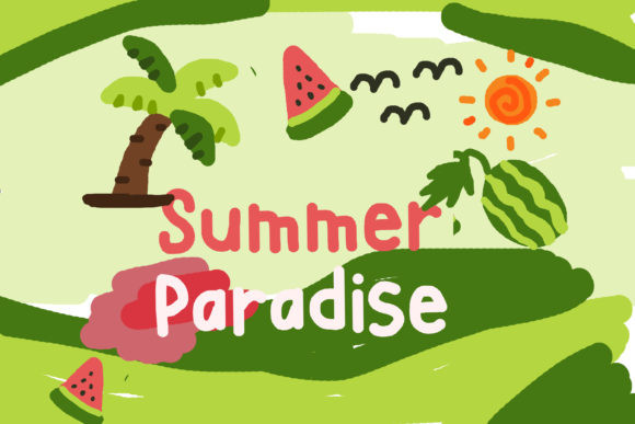 Fresh Watermelon Font - Free Font