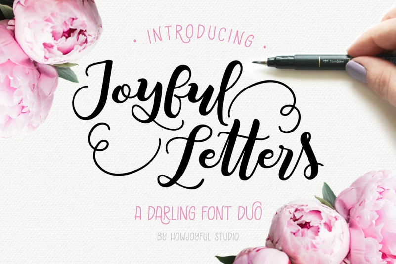Joyful Letters Font - Free Font