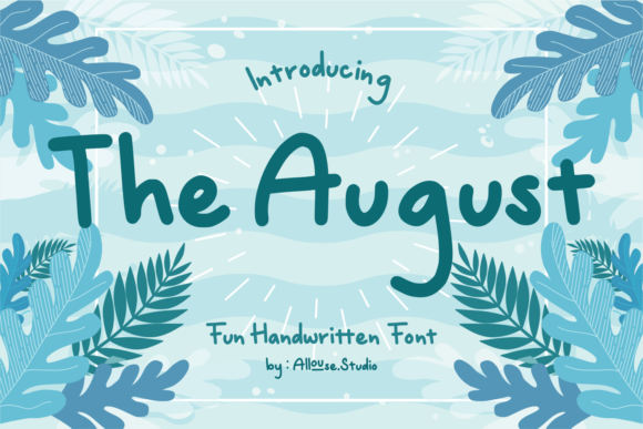 The August Font - Free Font