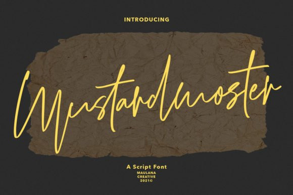 Mustardmoster Font - Free Font