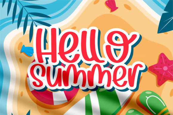 Summer Flowers Font - Free Font