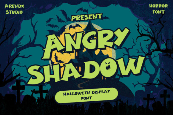 Angry Shadow Font Free Font