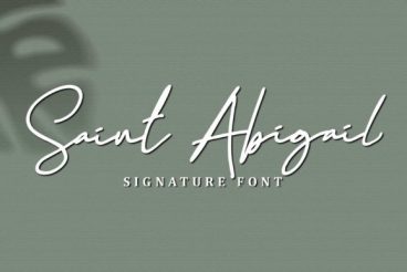 Abigail - Calligraphy Script Font - Free Font