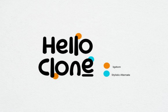 Clone Font - Free Font