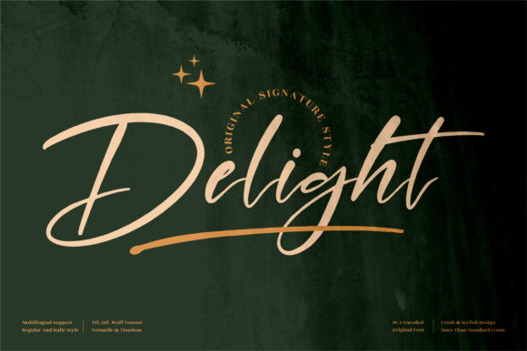 Delight Font - Free Font