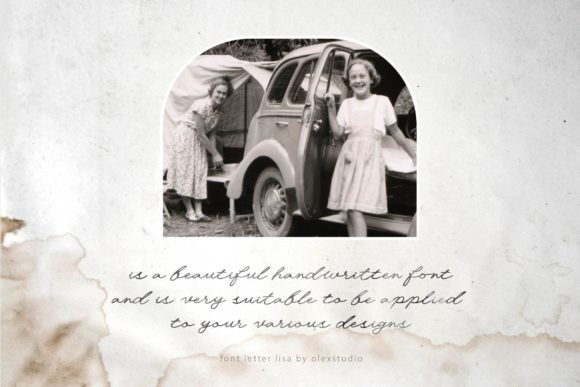 Letter Lisa Font - Free Font
