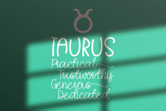 Generous Taurus Duo Font - Free Font