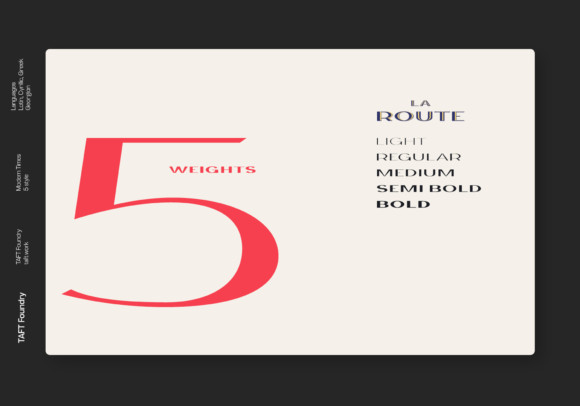 La Route Font - Free Font