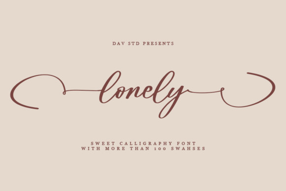 Lonely Font - Free Font