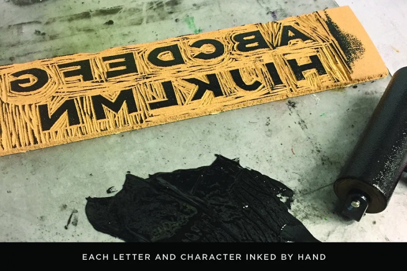 Blockprint Font - Free Font