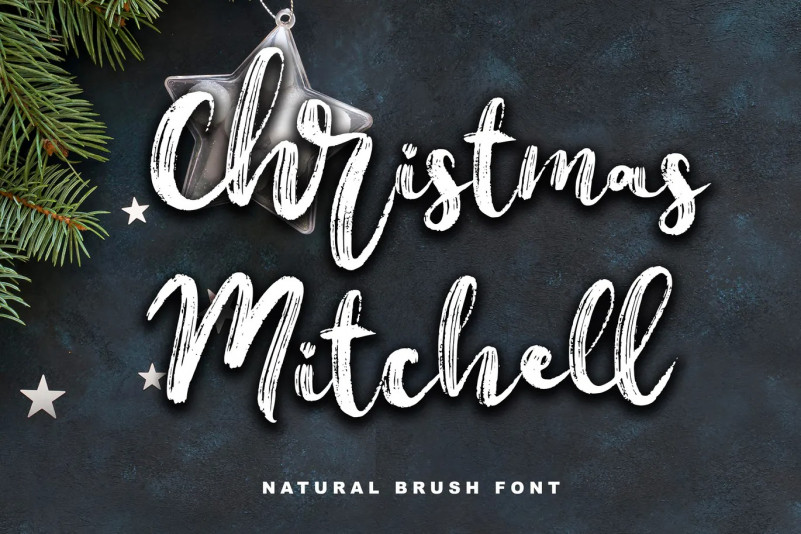Christmas Mitchell Font - Free Font