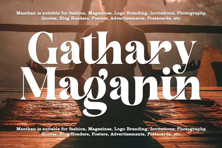 Manthan Font - Free Font