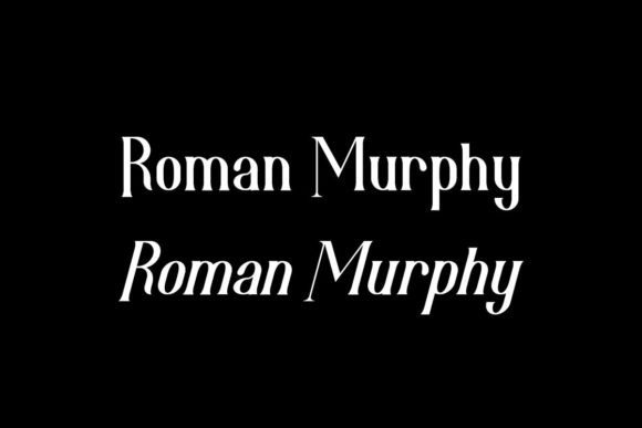 Roman Murphy Font - Free Font