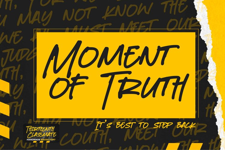 Thirteenth Classmate Font - Free Font