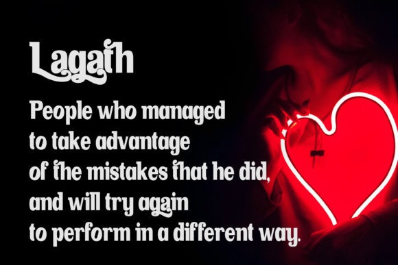 Lagath Font - Free Font