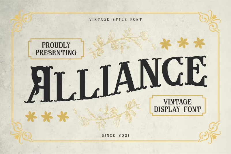 Alliance Font - Free Font