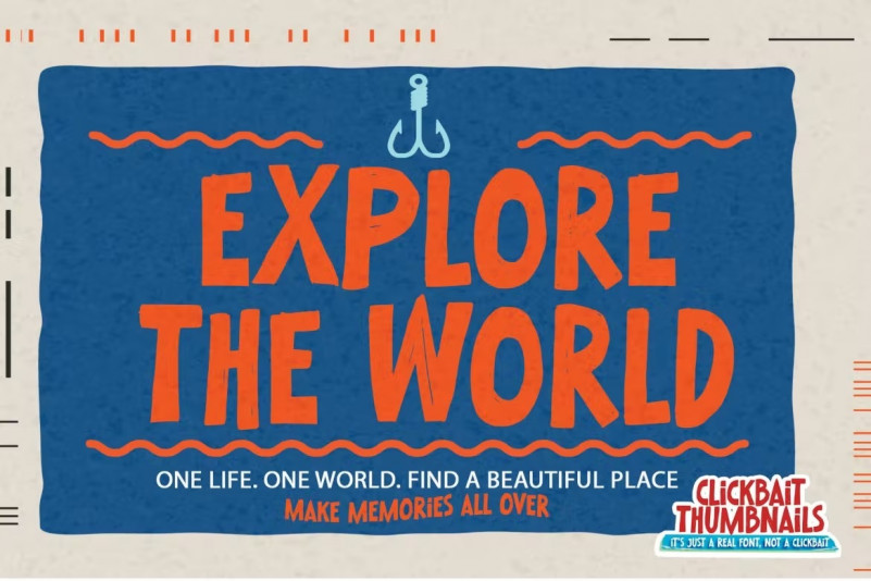 Clickbait Thumbnails Font - Free Font
