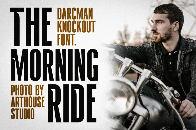 DARCMAN KNOCKOUT Font - Free Font