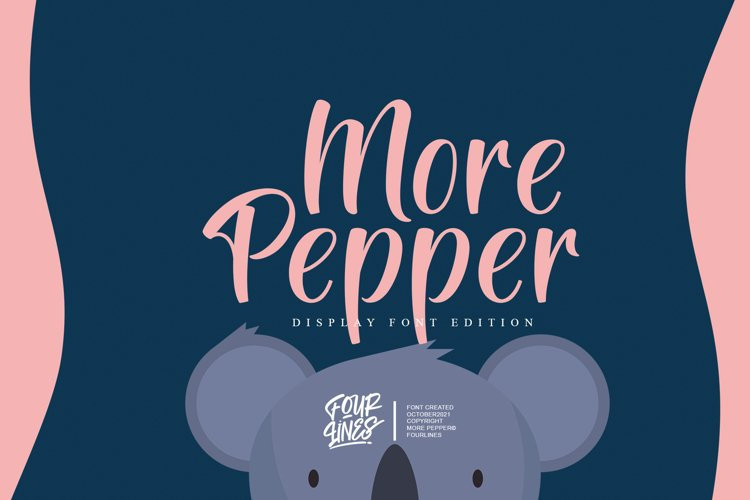 More Pepper Font - Free Font