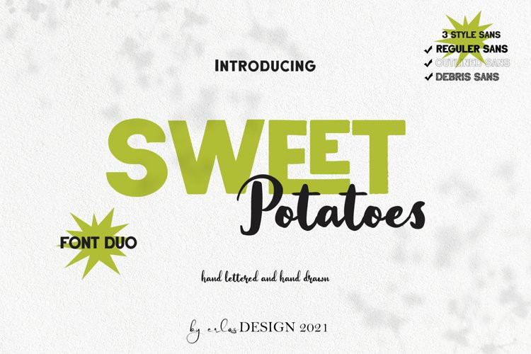 Sweet Potatoes Font - Free Font