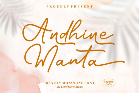 Andhine Manta Font - Free Font