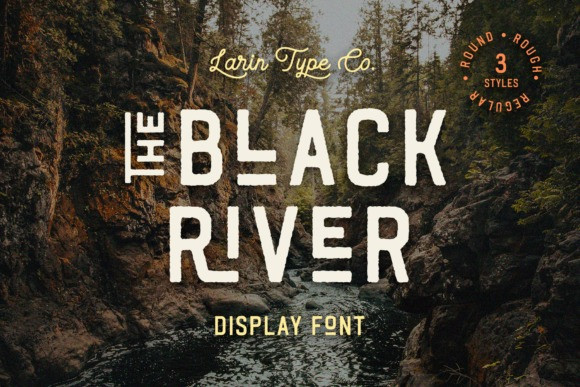 Black River Font - Free Font