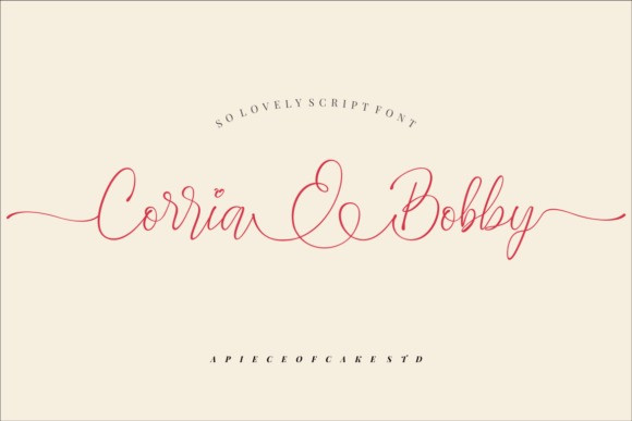Corria & Bobby Font - Free Font