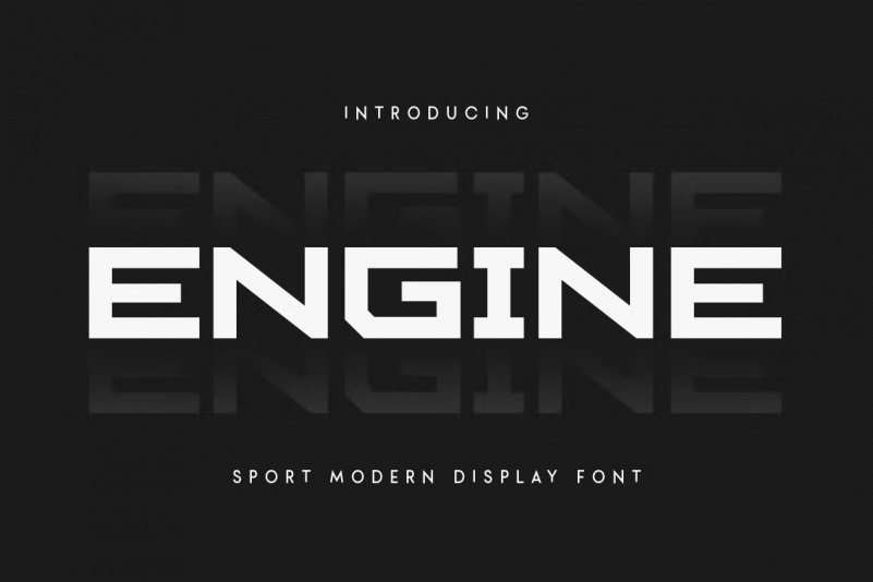Engine Font - Free Font