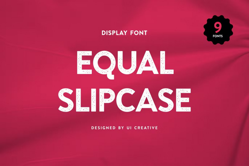 Equal Slipcase Font - Free Font