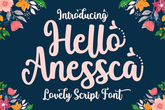 Hello Anessca Font - Free Font
