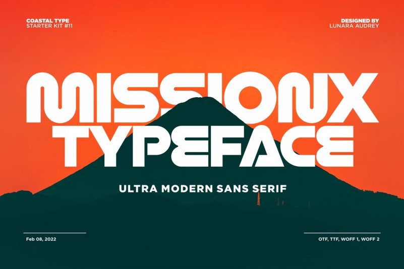 Mission X Font - Free Font