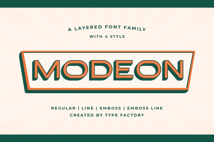 Modeon Font - Free Font