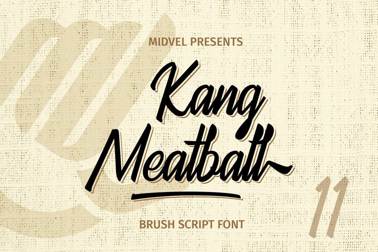 Kang Meatball Font - Free Font