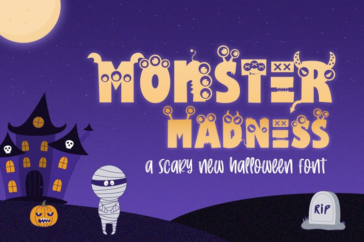 Monster Madness Font - Free Font
