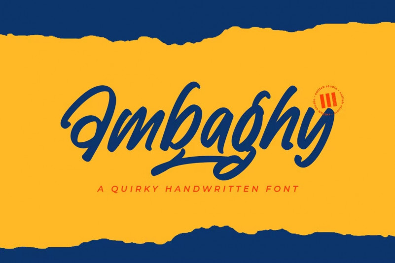 Ambaghy Font - Free Font