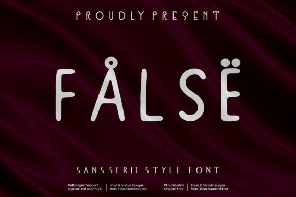 False Note Font - Free Font