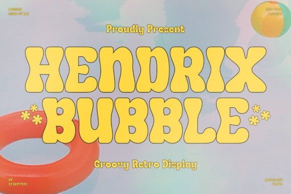 HENDRIX BUBBLE Font - Free Font