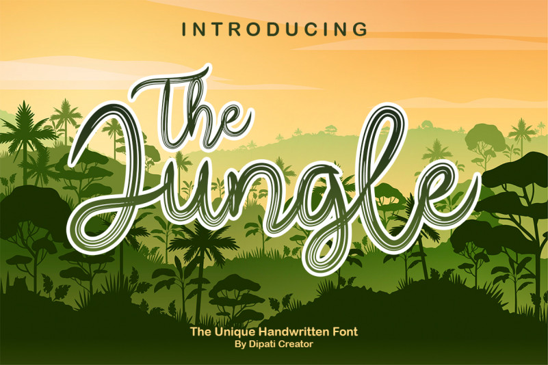 The Jungle Font - Free Font