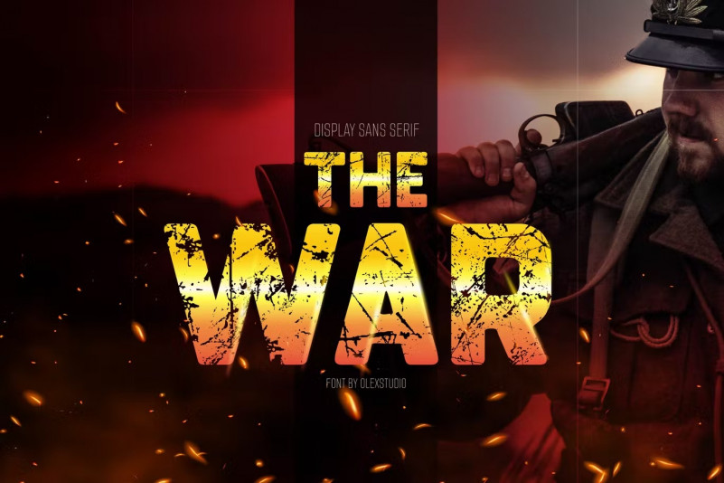 THE WAR Font - Free Font